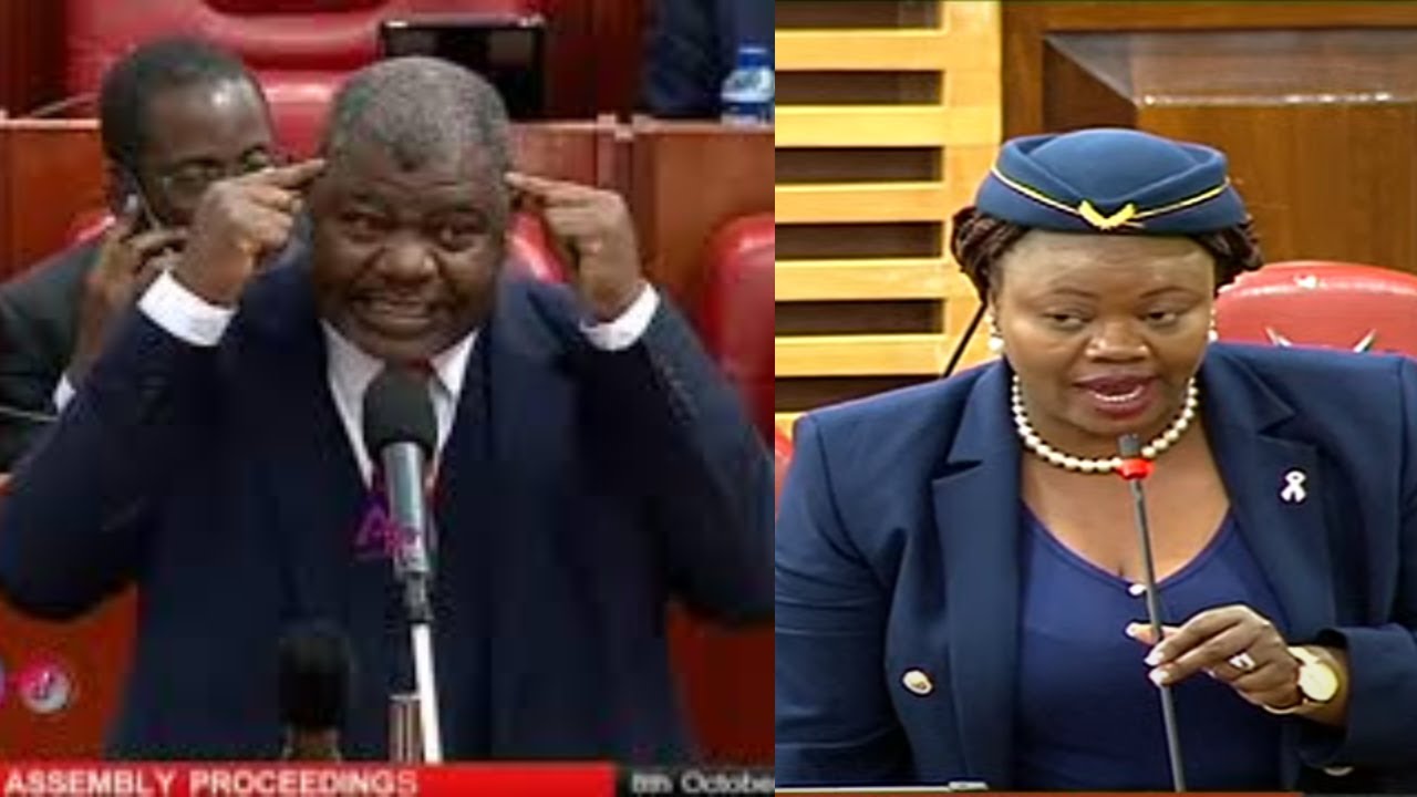 ''WEWE NI MJINGA SANA, PRONOUNCE MY NAME WELL,''MP TJ KAJWANG SHUTS ...