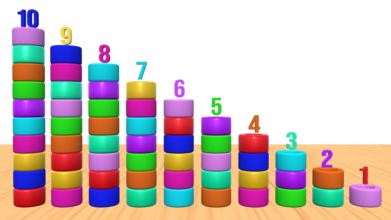 Learn 1 to 10 counting | Easy Counting 1-10 with Animation - YouTube