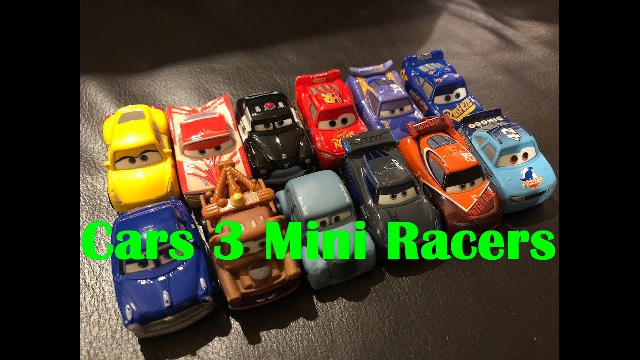 Mattel Disney Cars 3 Mini Racers Blind Bags McQueen, Chick, Doc, Cal ...