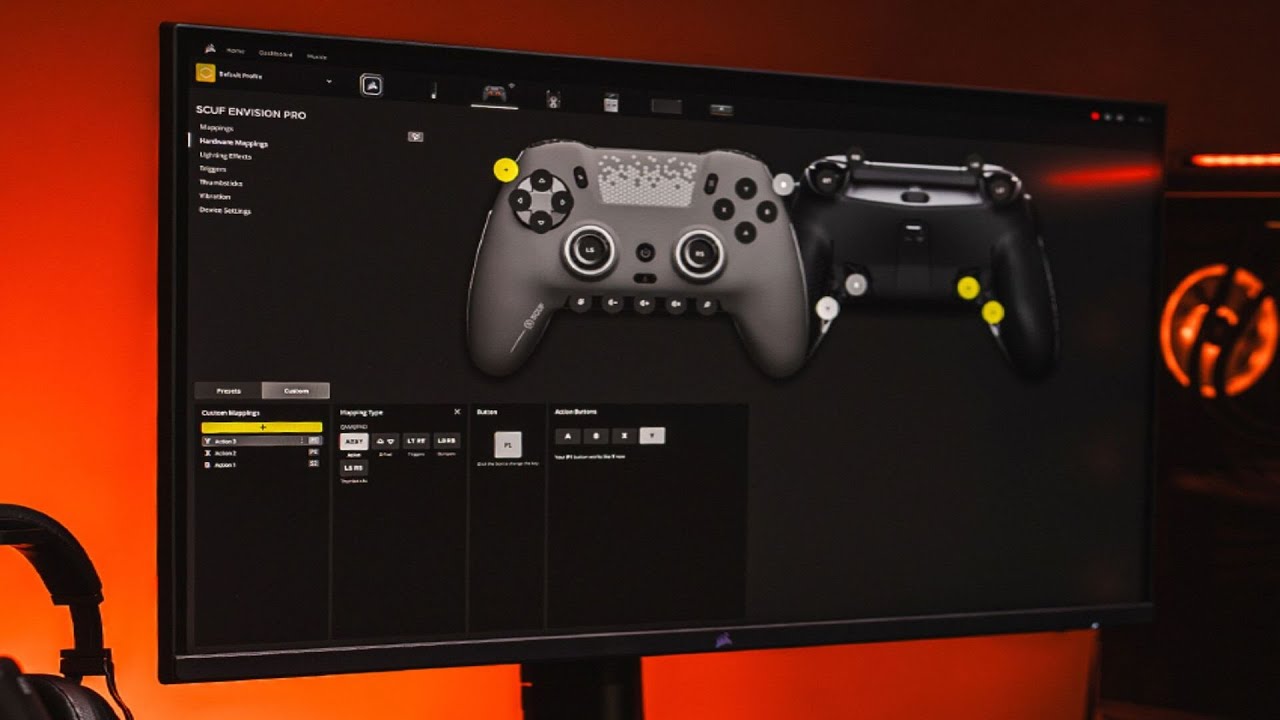 Scuf Envision Pro PC Controller Macro Software Review Video - YouTube