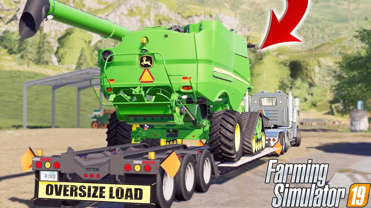 BIG PURCHASE AT THE FARM | OVERSIZE LOAD | JOHN DEERE | FARMING ...