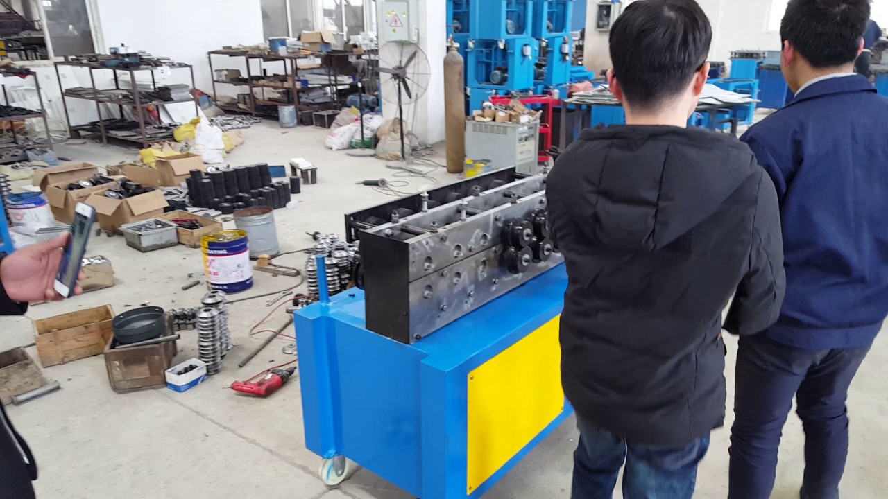 TDF Flange forming machine T12 , tdf/tdc flange making machine for ...