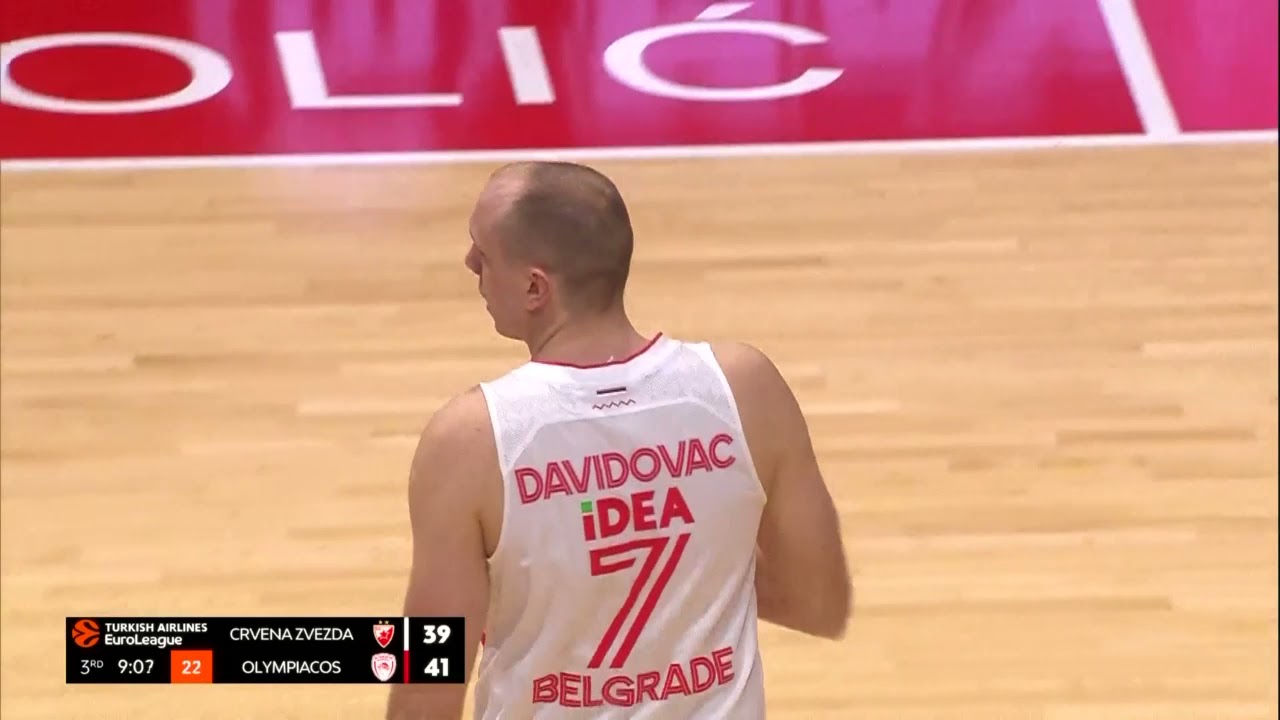 Dejan Davidovac Highlights vs Olympiacos | EuroLeague R14 - YouTube