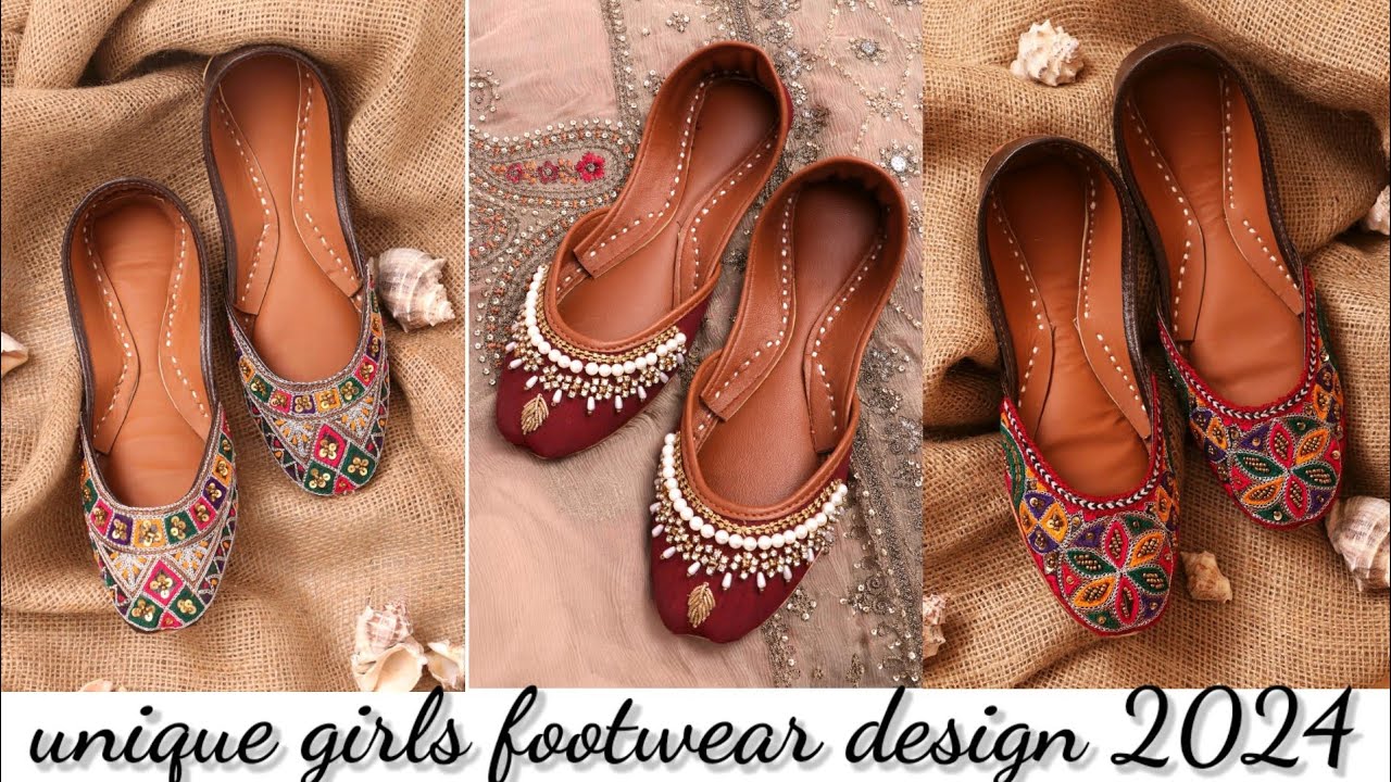 🌷unique footwear design 2024🌺 new shoes design for wedding 2024🌷 - YouTube