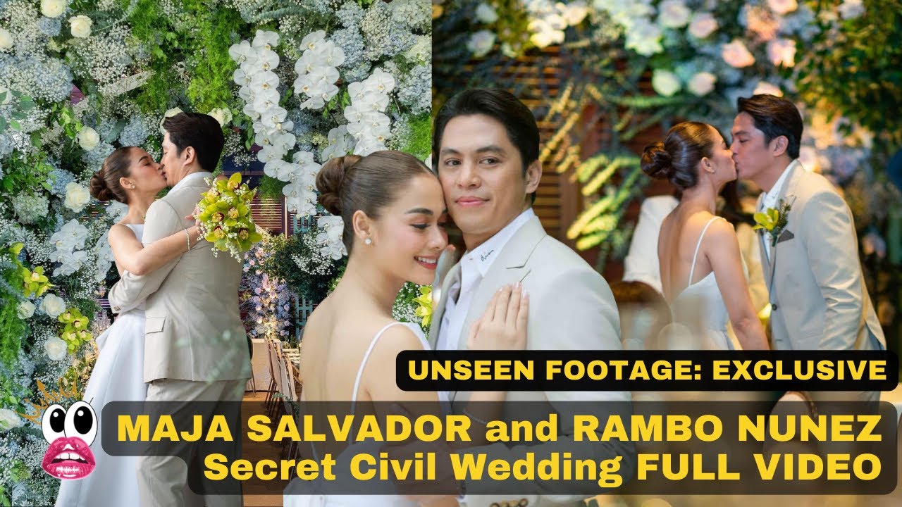 UNSEEN FOOTAGE: EXCLUSIVE MAJA SALVADOR and RAMBO NUNEZ Secret Civil ...