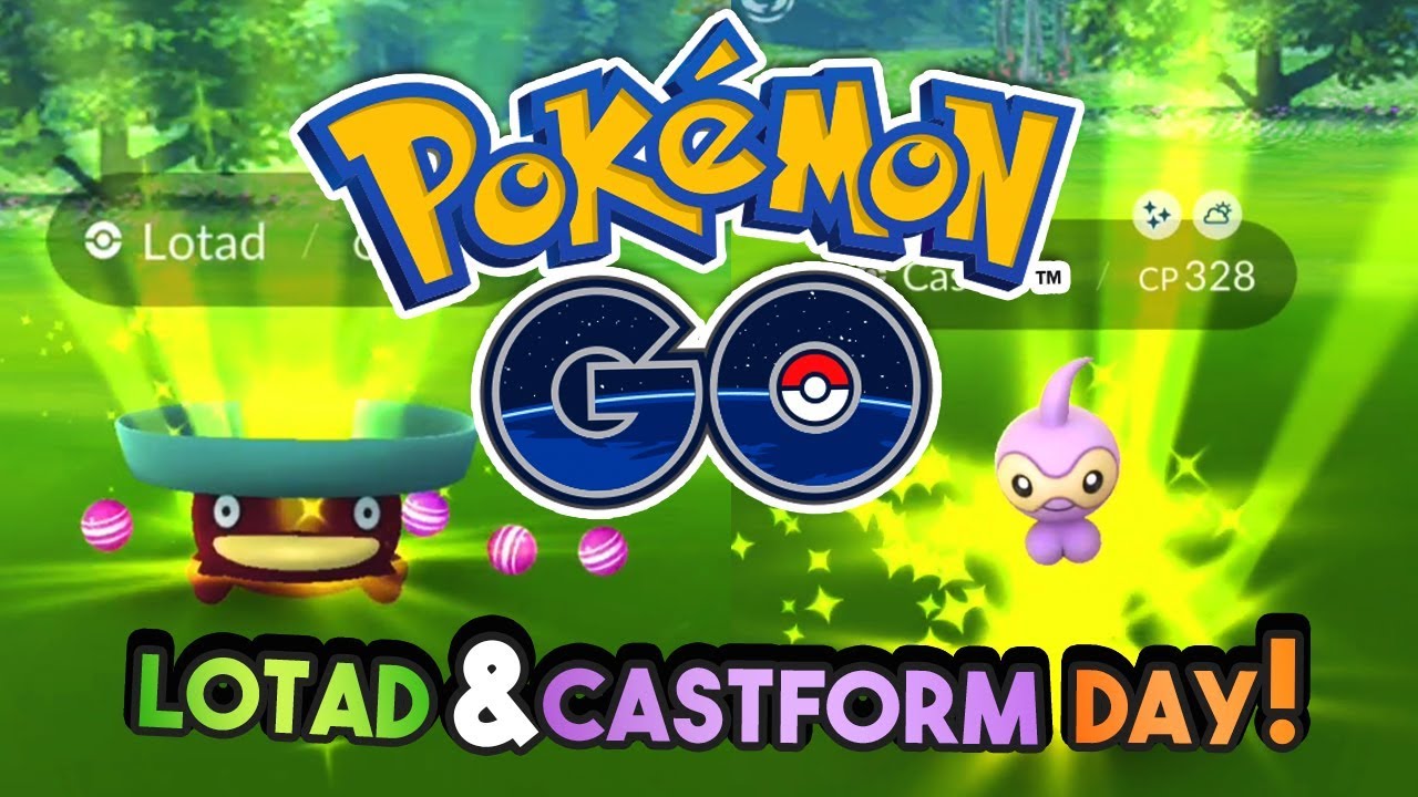 Pokemon GO Lotad & Castform Day! - YouTube