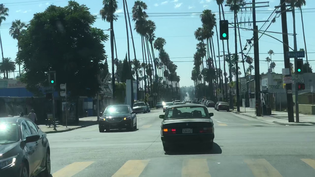 Los Angeles Westside Street View ロサンゼルス サウスセントラル カリフォルニア アメリカ ...