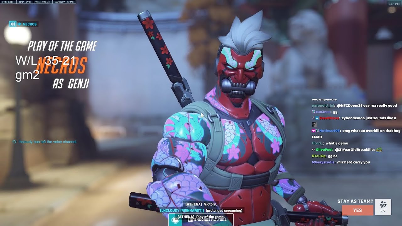 NECROS DUO WITH ML7 - POTG! NECROS FASTEST NANO GENJI - OVERWATCH 2 ...