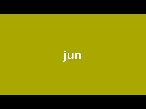 what is the meaning of jun - YouTube