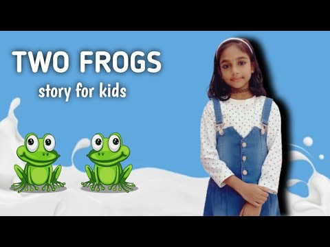 THE TWO FROGS | story for kids | in English | simple story | Aishu's ...