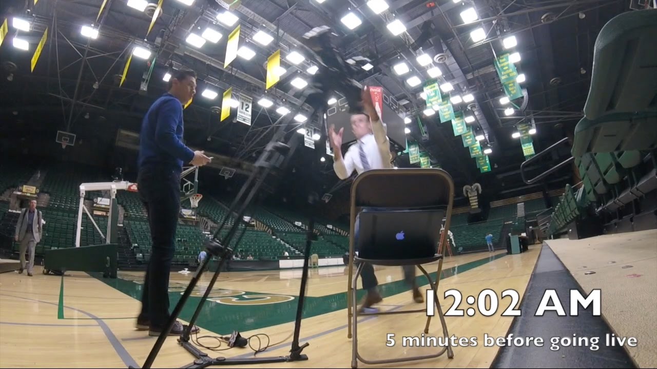 Day in the life of a sports reporter - YouTube