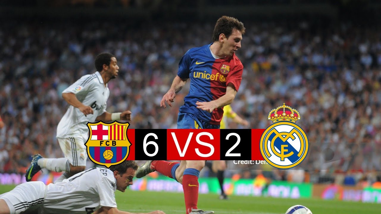 Barcelona vs real Madrid | 6-2 | extended highlights and goals | UCL ...