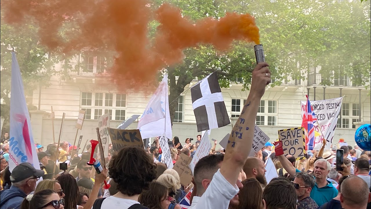 London Freedom March 26th June 2021 - YouTube