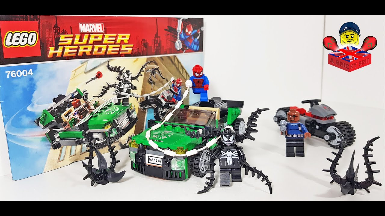 LEGO Marvel Super Heroes Spider-Man: Spider-Cycle Chase Speed Build Set ...