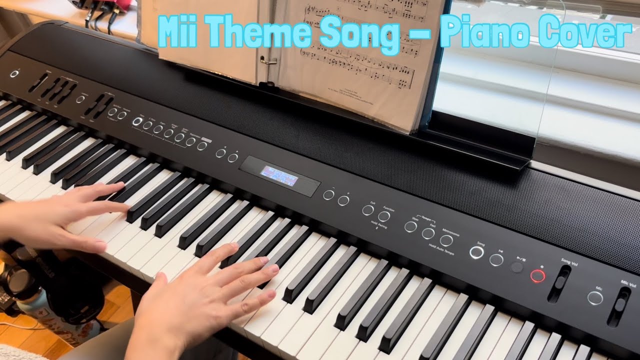Mii Theme Song (Piano Cover) - YouTube