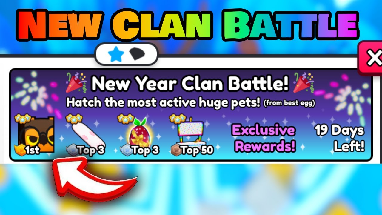 *NEW* Active Huge Clan Battle In Pet Simulator 99! - YouTube