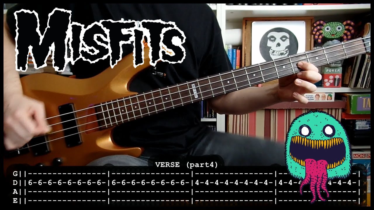 MISFITS - Hatebreeders (BASS cover with TABS) [lyrics + PDF] - YouTube