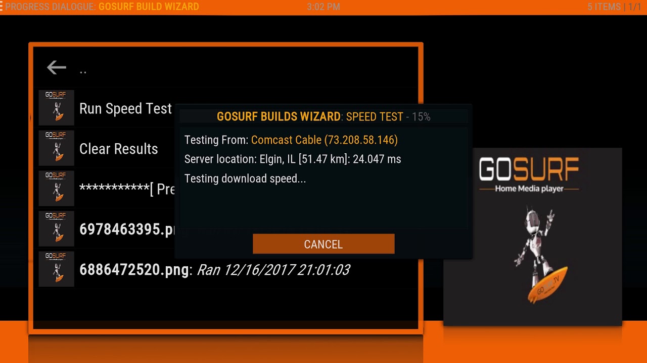 Go Surf TV Speed Test - YouTube