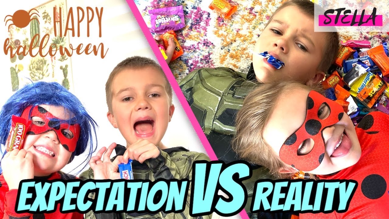 Expectation vs Reality-Halloween - YouTube