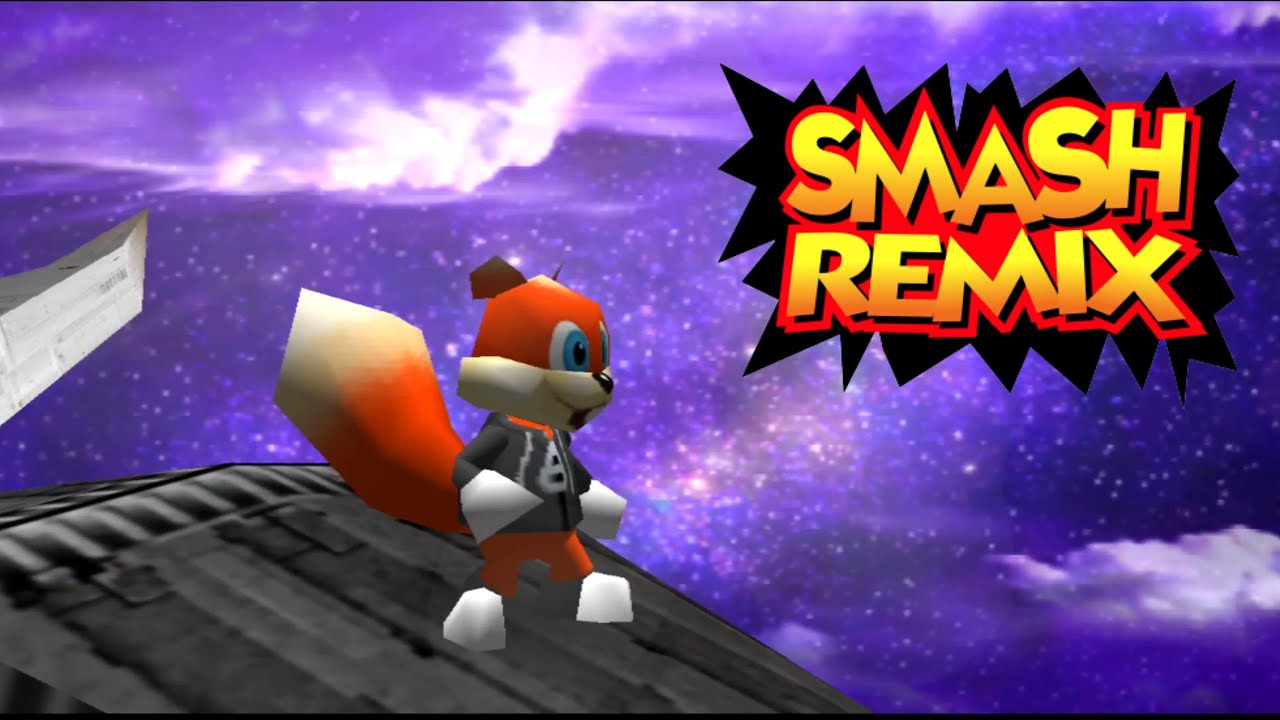 Smash Remix HD Textures Brawl v2 Classic Mode Very Hard Conker Screen ...