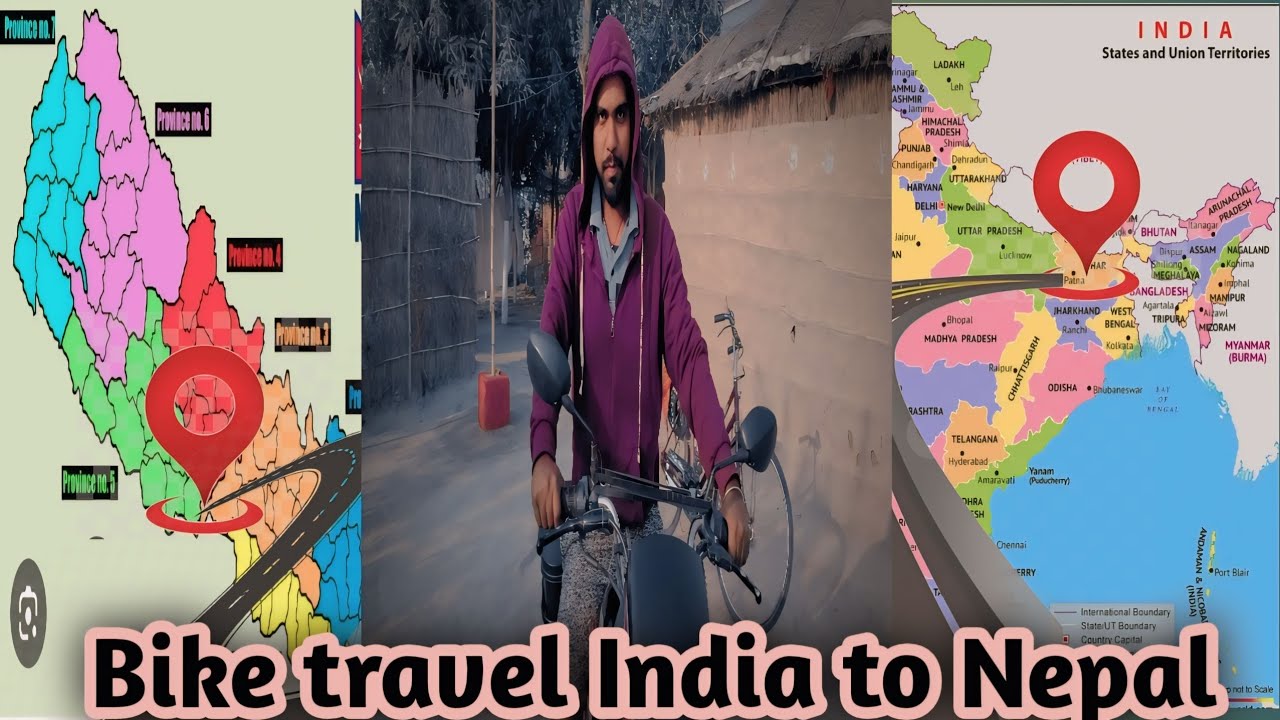 🏍️Bike travel India to Nepal (purbi champaran to birgunj)||vlog-38 ...