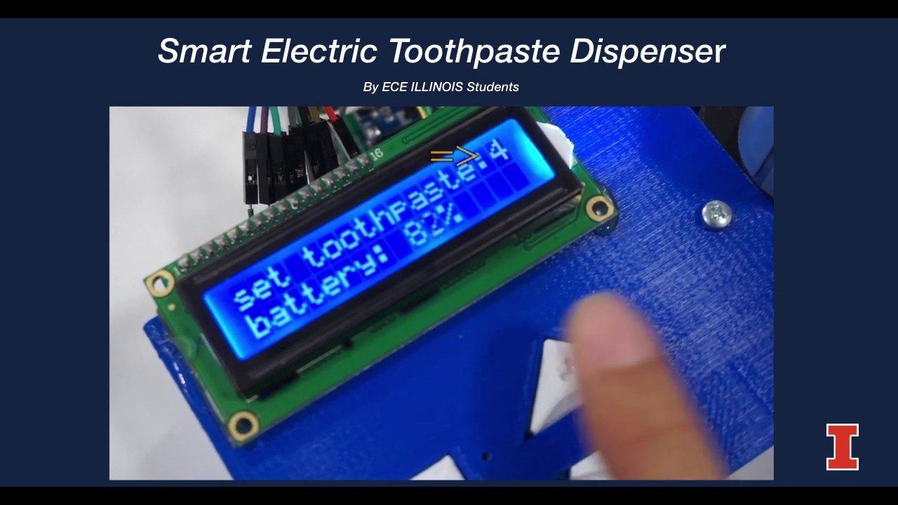 Smart Electric Toothpaste Dispenser | Senior Design Project Feature ...