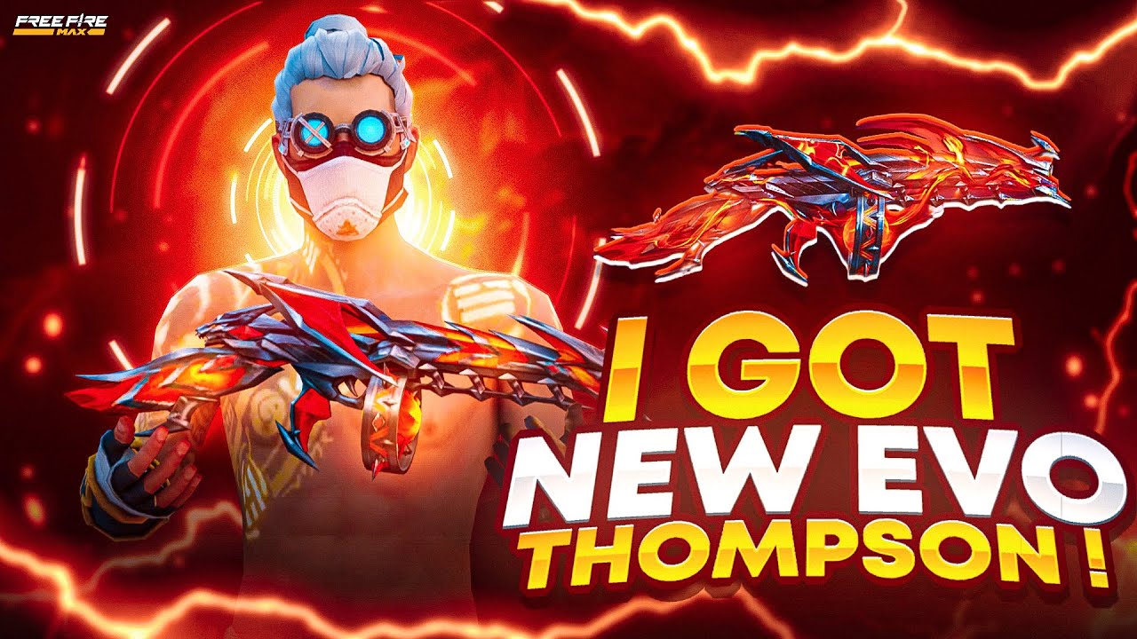 New Max Evo Thompson Gun Skin 🔥 New Meta Of Thompson - Garena Free Fire ...