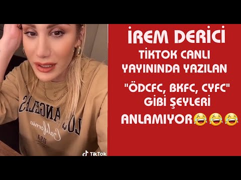 İREM DERİCİ TİKTOK CANLI YAYININDA YAZILAN FAN CLUB İFADELERİNİ ANLAMIYOR!!!