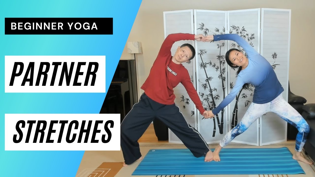 Stretch & Connect: Simple Partner Yoga for Tension Release - YouTube