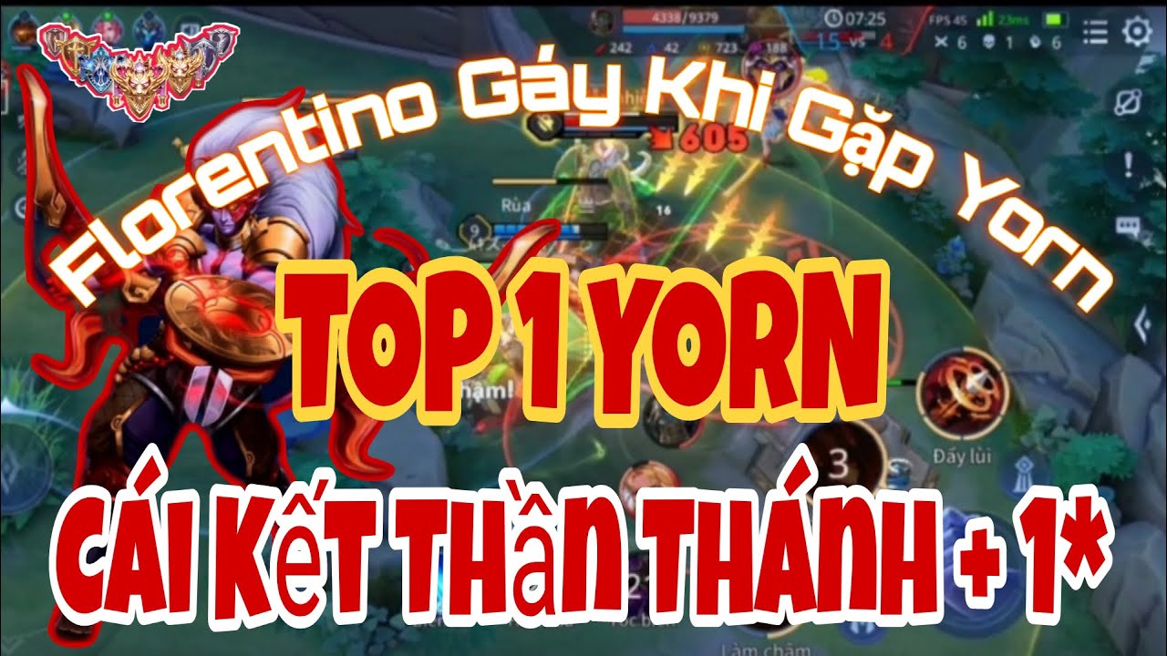 [ TOP 1 YORN ] Yorn Leo Rank Sấy Bay Cả Bản Đồ Team Bạn Phải Khóc Thét ...