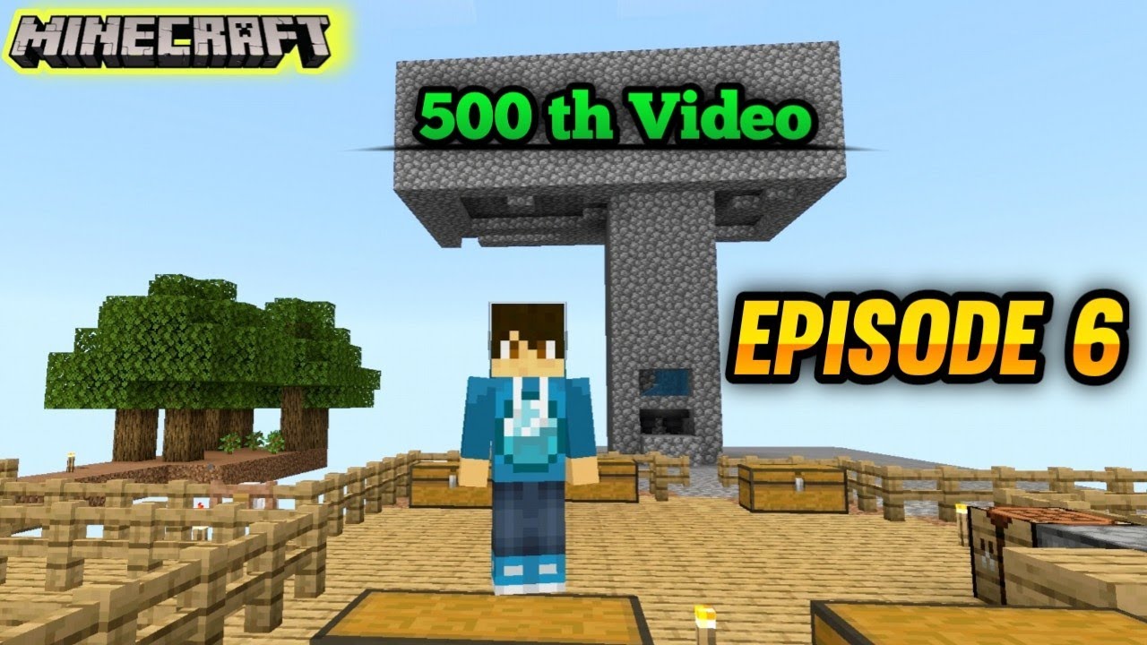 Minecraft Pocket Edition Gameplay | One Block Gameplay | Episode 6 ...