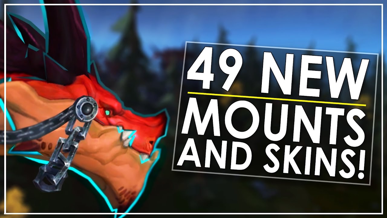The 49 Epic New Mounts & Skins of Patch 7.2 - Incl All Class Mounts ...