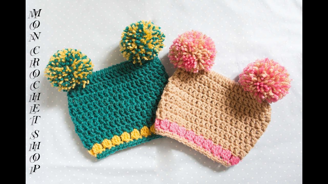 Comment faire un bonnet bouffon au crochet ( facile débutant ) - YouTube
