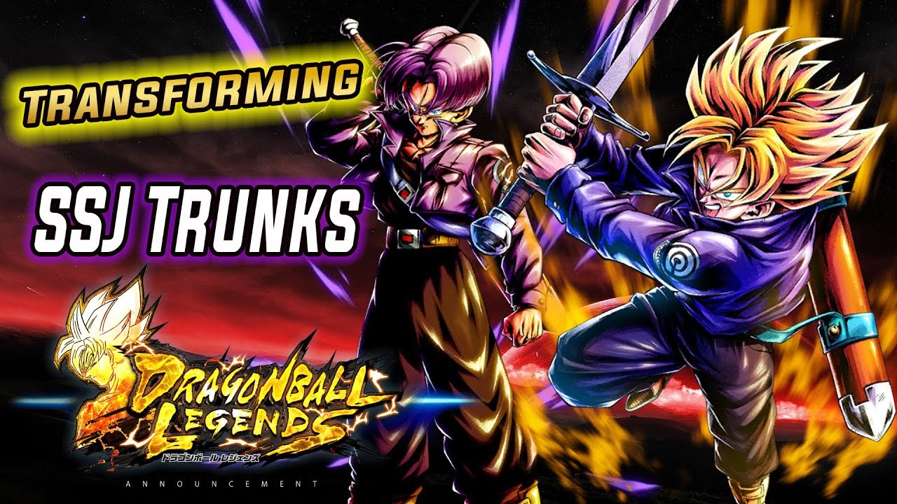 NEW TRANSFORMING SSJ TRUNKS TEEN SHOWCASE - DRAGON BALL LEGENDS PVP ...