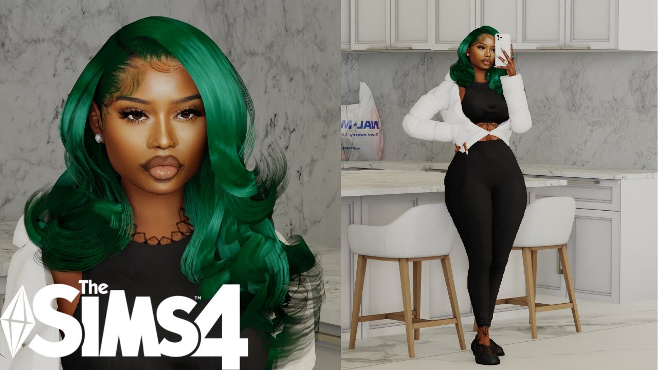THE SIMS 4 URBAN FEMALE CLOTHES CC /CAS MAKEOVER - YouTube