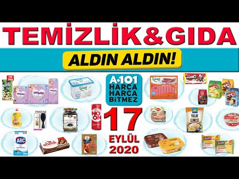 A101 17 Eylül Temizlik Gıda Kataloğu | A101 Toz Deterjan | A101 Bu Hafta Perşembe | A101 17 Eylül