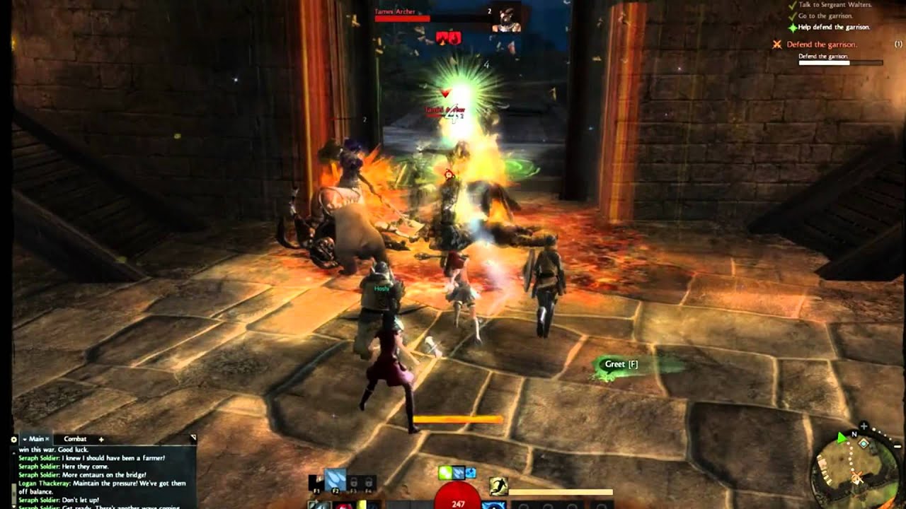 Guild Wars 2 - Human Elementalist Gameplay (Closed Beta) - YouTube