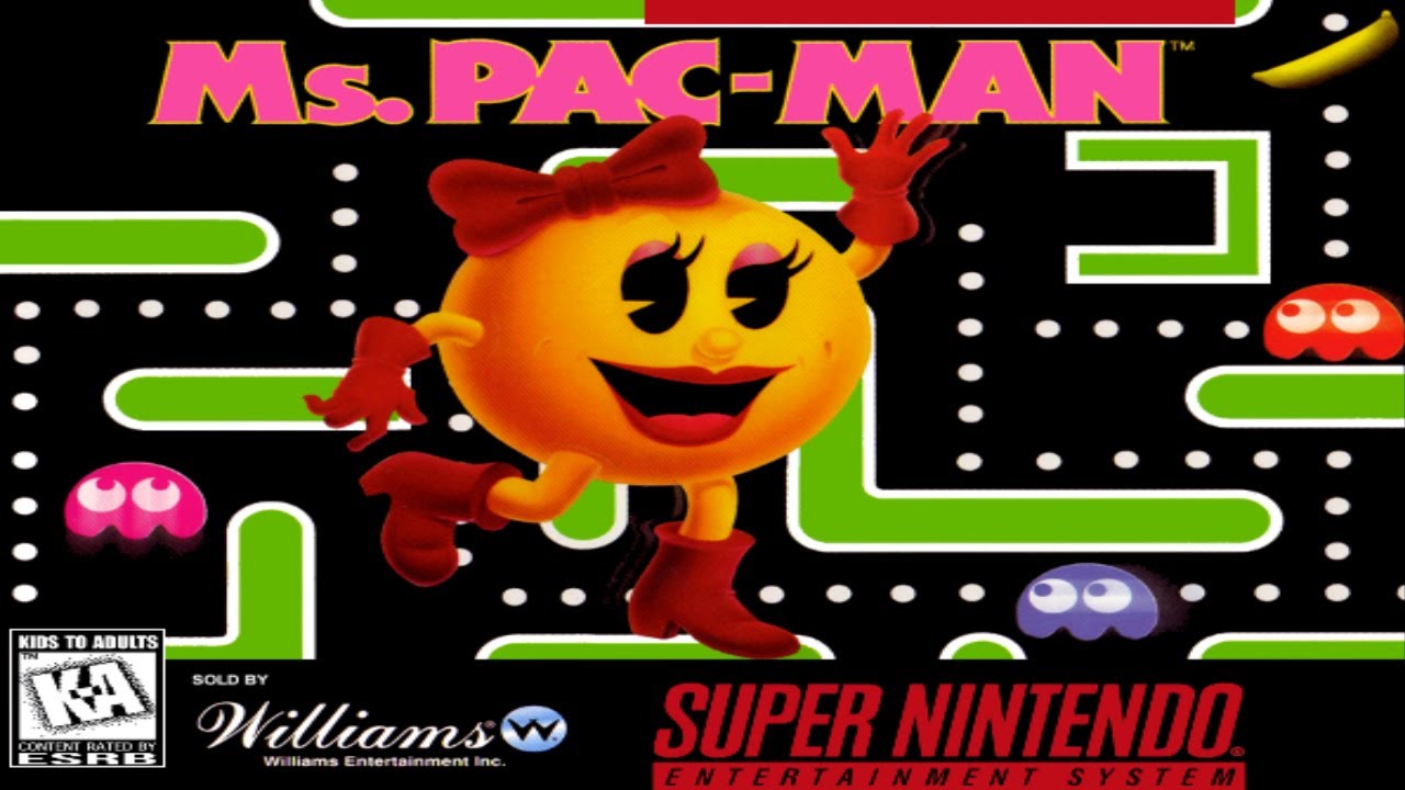 Ms. Pac-Man GamePlay (SNES) - YouTube
