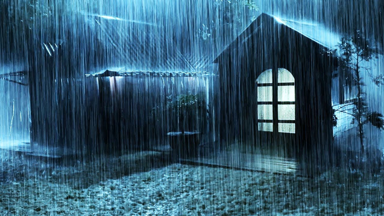 Stress Relief with Tropical Rain and Calm Thunderstorm Sounds - Heavy ...