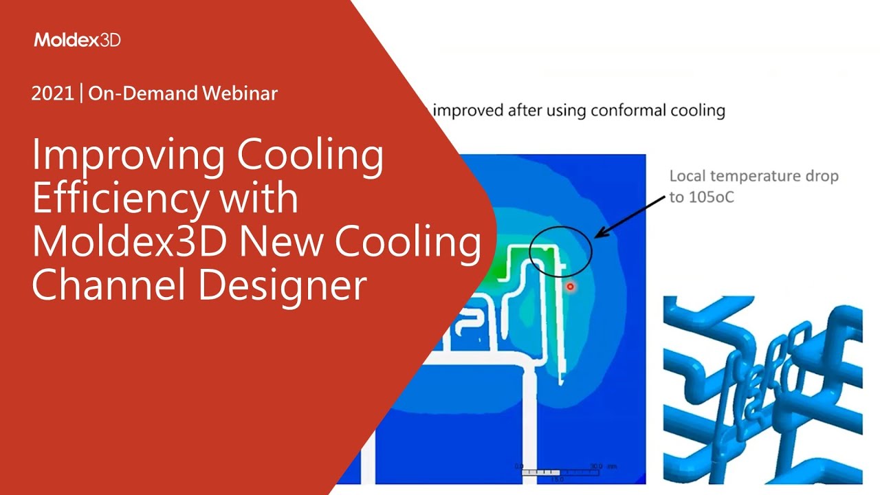 Improving Cooling Efficiency with Moldex3D New Cooling Channel Designer｜Intro - YouTube