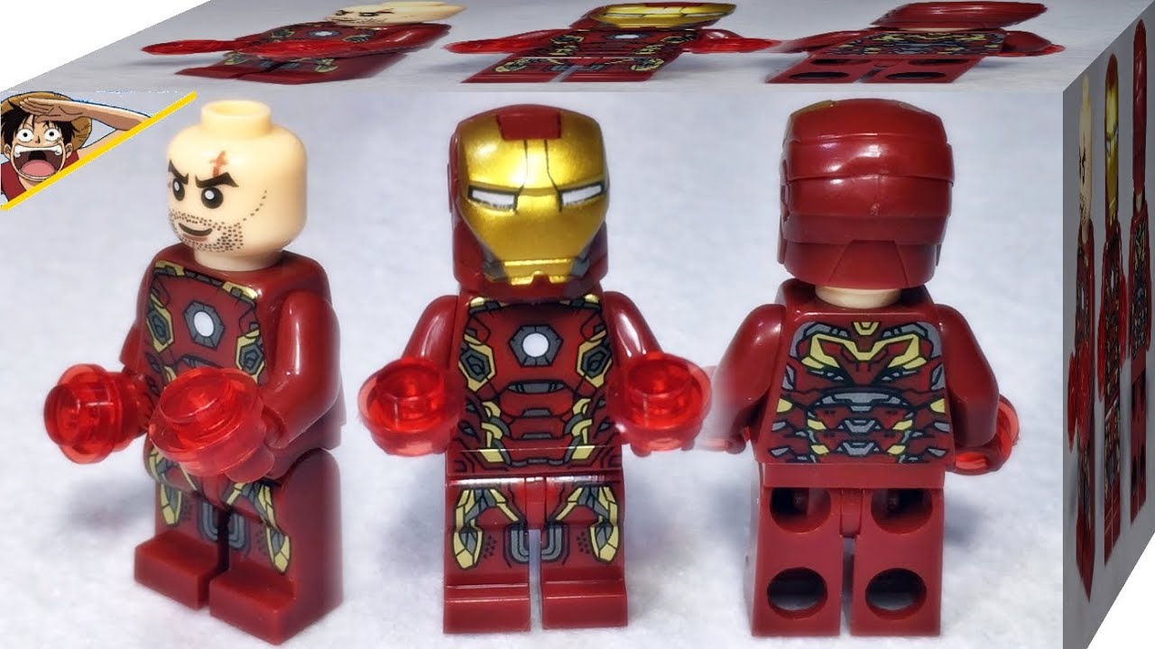 sy 어벤져스 아이언맨 마크 45 슈트 SY 레고 짝퉁 미니피규어 리뷰 Lego knockoff avengers 2 iron ...