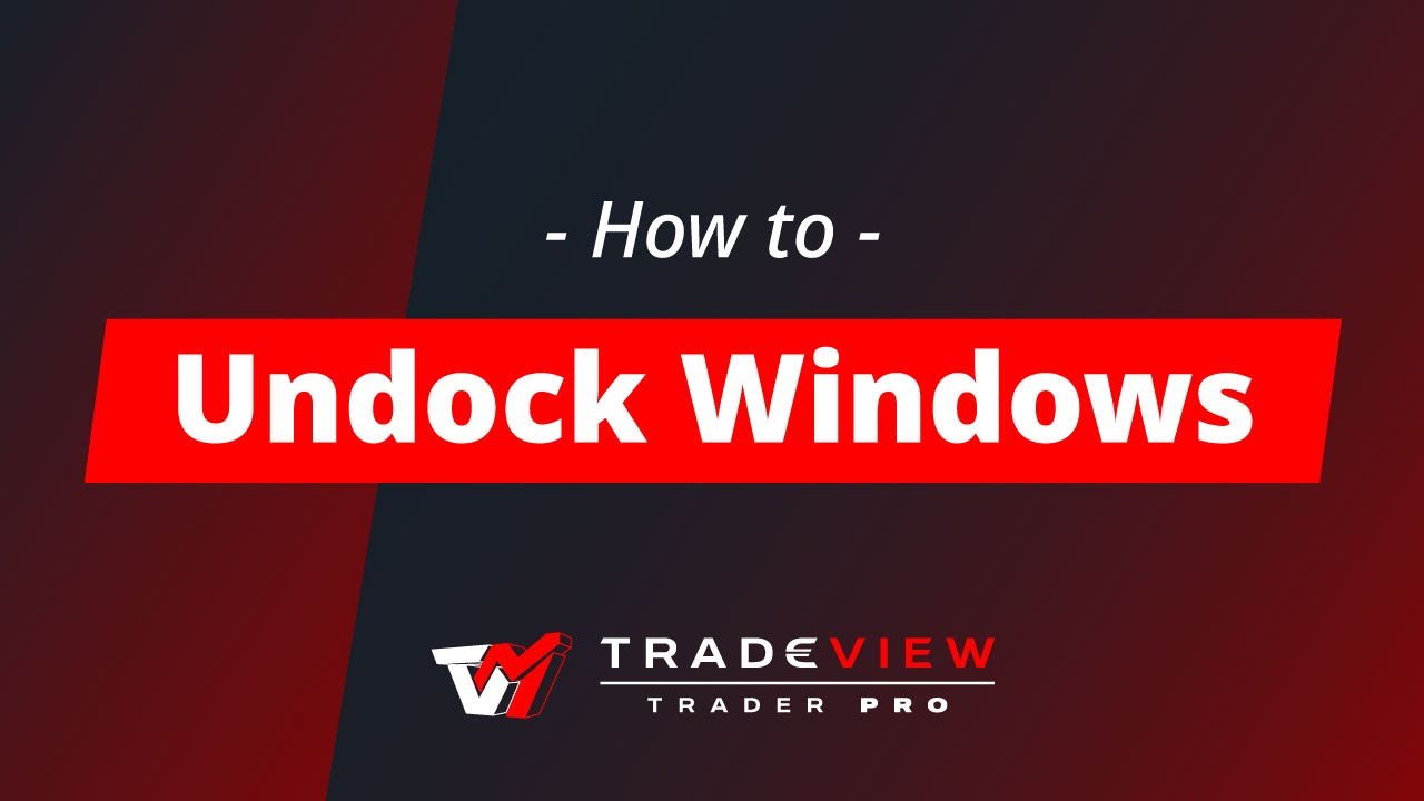 Futures Software Tutorial: How to undock windows. - YouTube