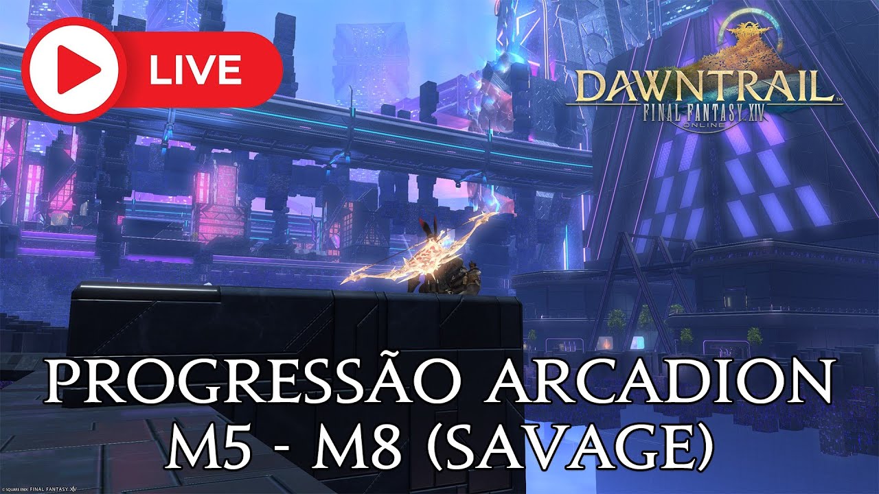 FFXIV - Progressão Savage (M5 ao M8) - Dia 1 - YouTube