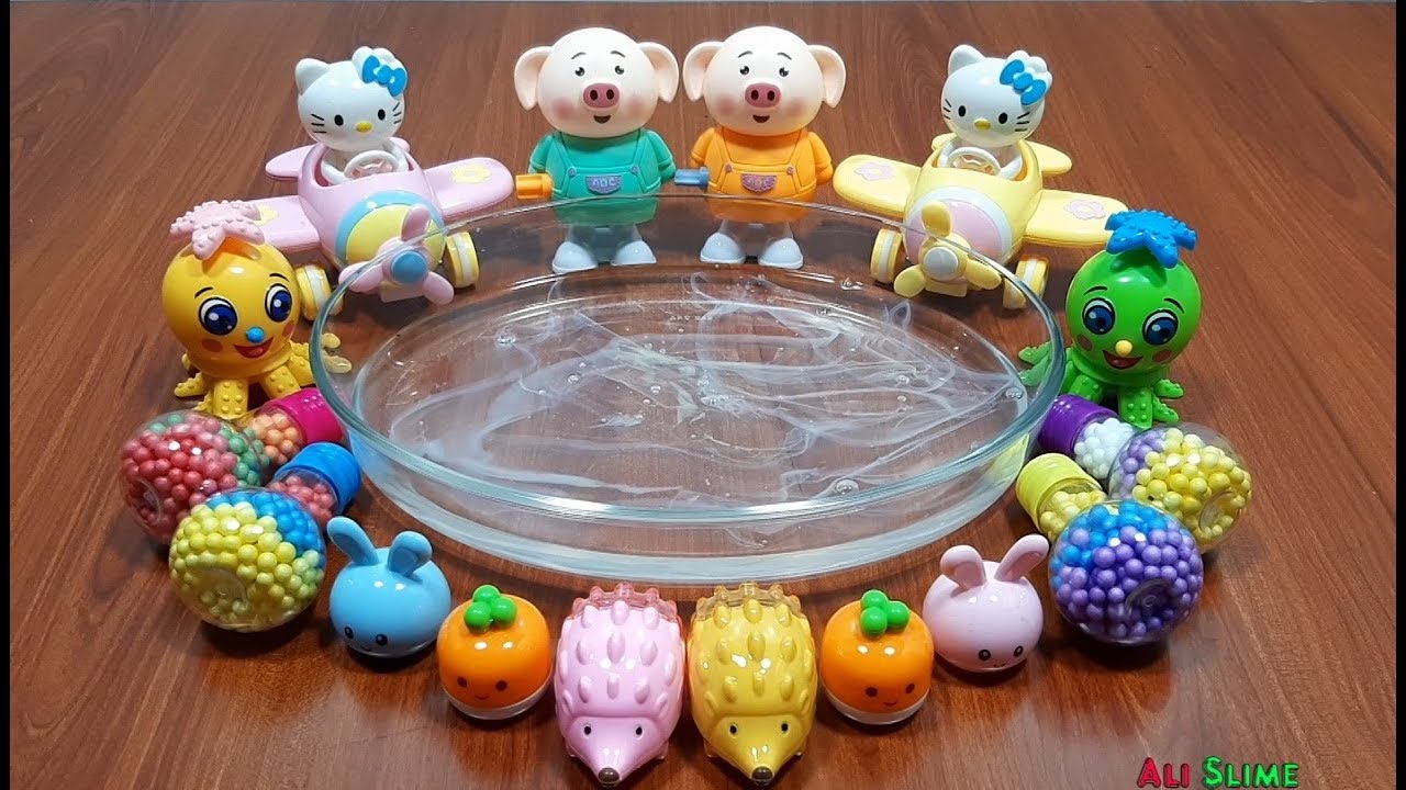 MIXING RANDOM THINGS INTO SLIME! RELAXING SLIME #65 ! ALI SLIME - YouTube