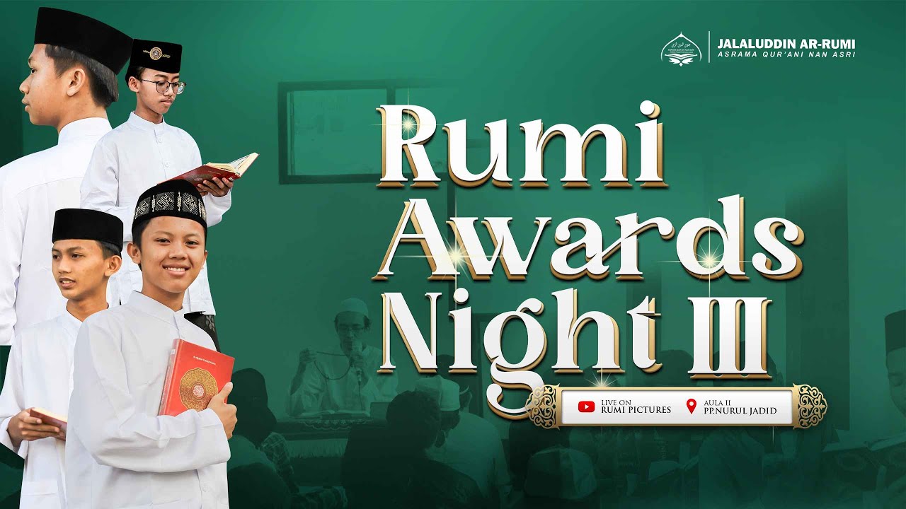 RUMI AWARDS NIGHT KE - 3 | WIL JALALUDIN AR-RUMI (G) - YouTube