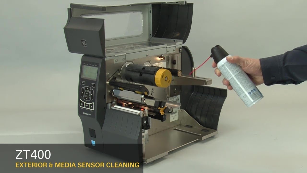 How to Clean Your Zebra ZT400 - YouTube