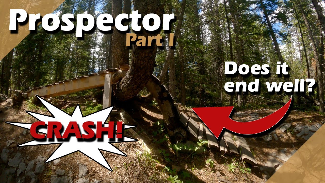 My Best MTB Crash - Prospector Exshaw, Alberta - YouTube