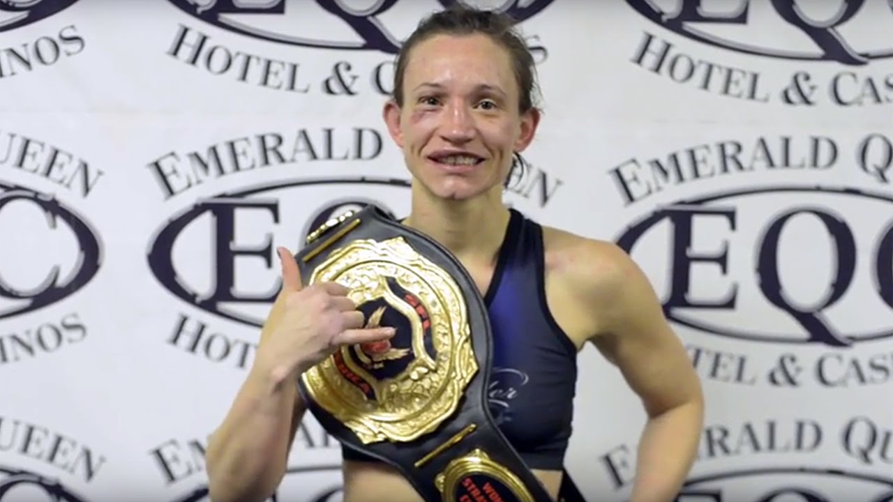 Amy Montenegro Super Fight League 45 Post-fight Interview - Dec 12th ...
