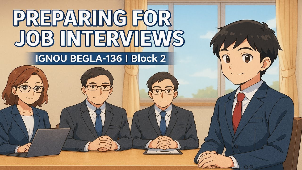 BEGLA-136 Block 2: Ace Your Job Interview - Complete Guide (Body ...
