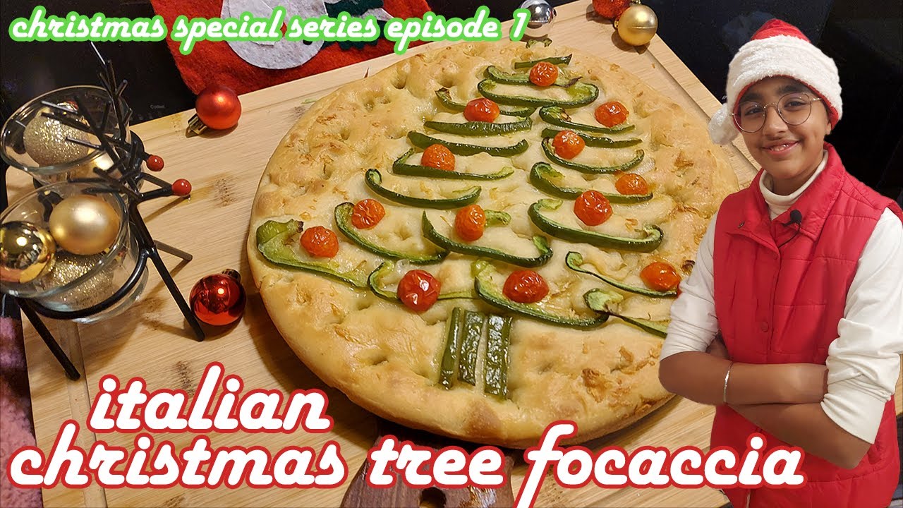 Christmas Focaccia bread recipe || How To Make Focaccia Bread ...